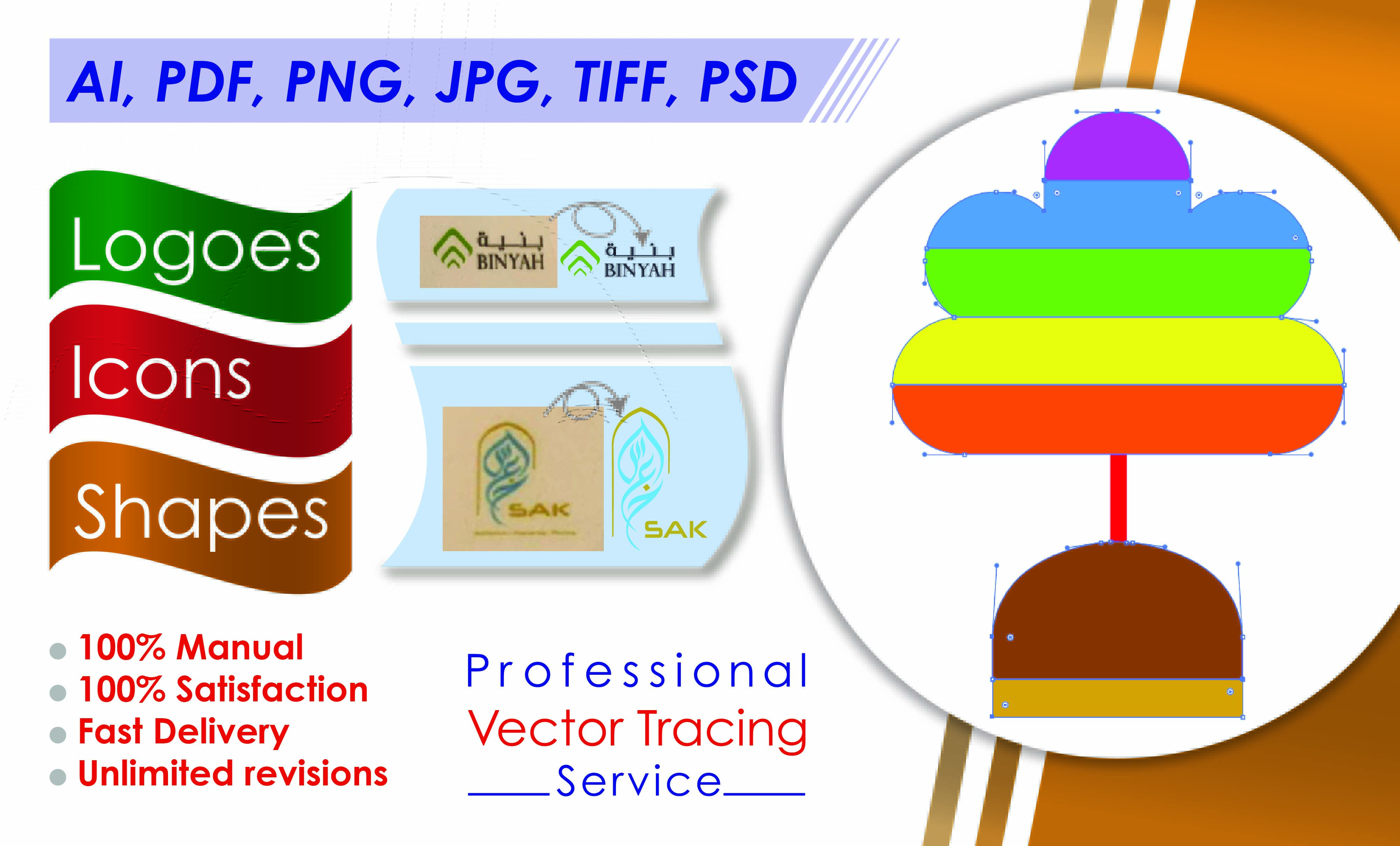 Manually Vector Tracing Service | Legiit