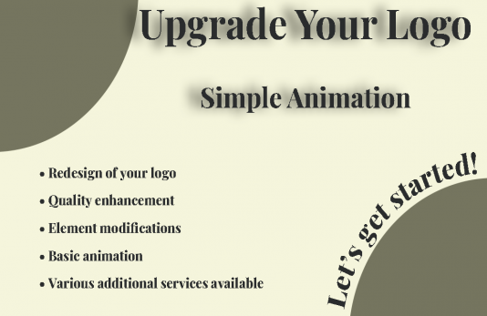 Simple Logo Redesign + Animation | Legiit