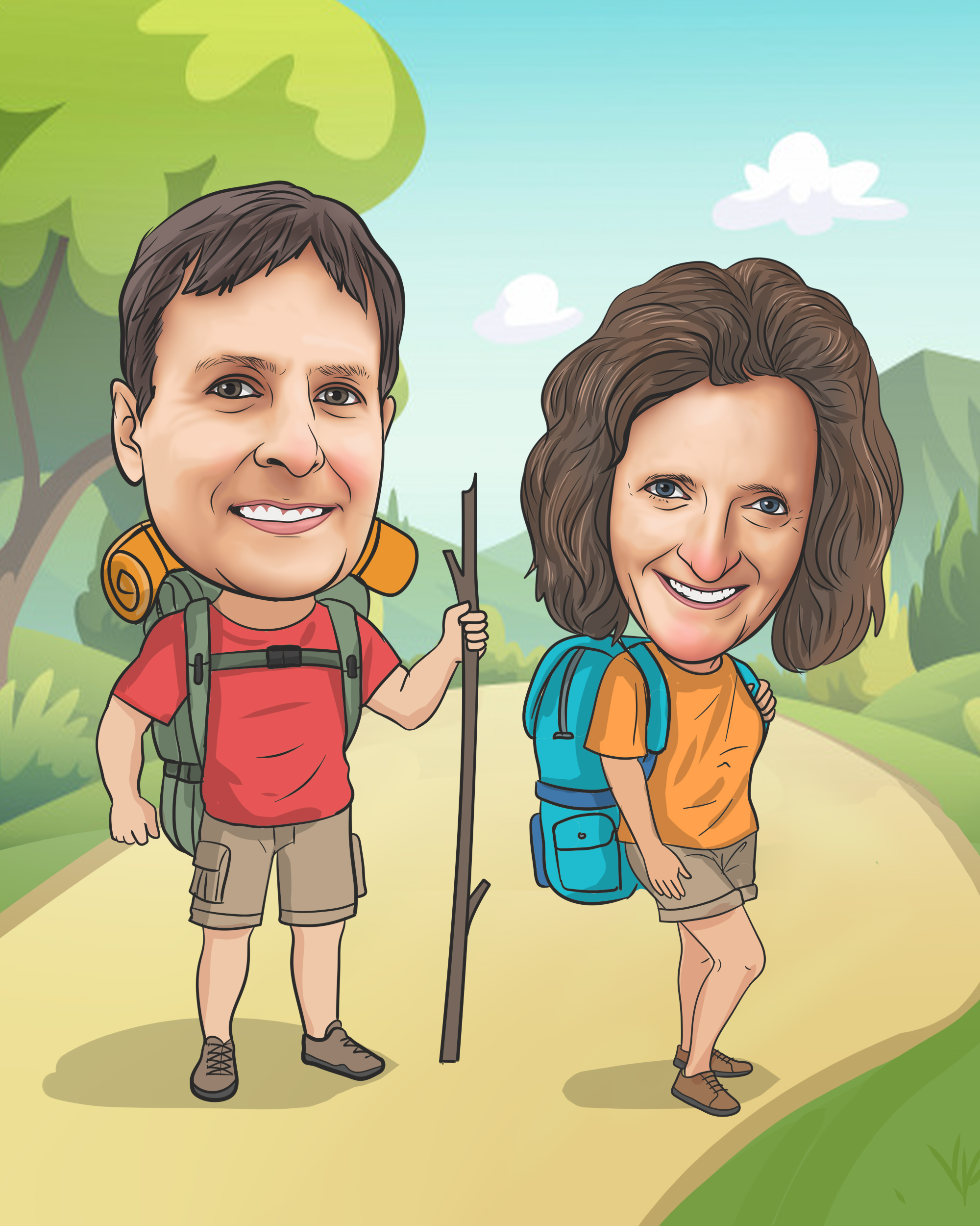 Custom Cartoon Caricature From Photo | Legiit