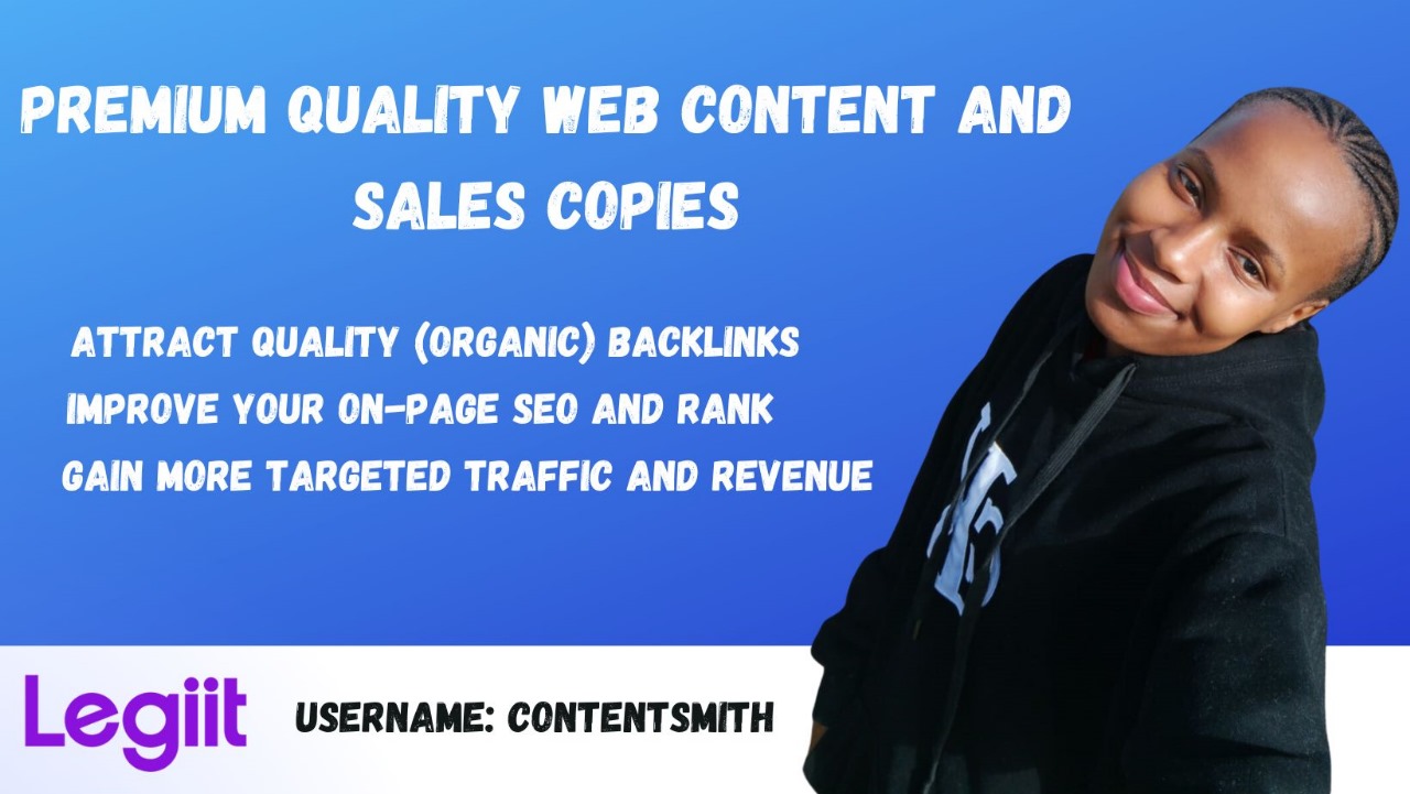 Premium Quality SEO Articles, Blogs And Sales | Legiit