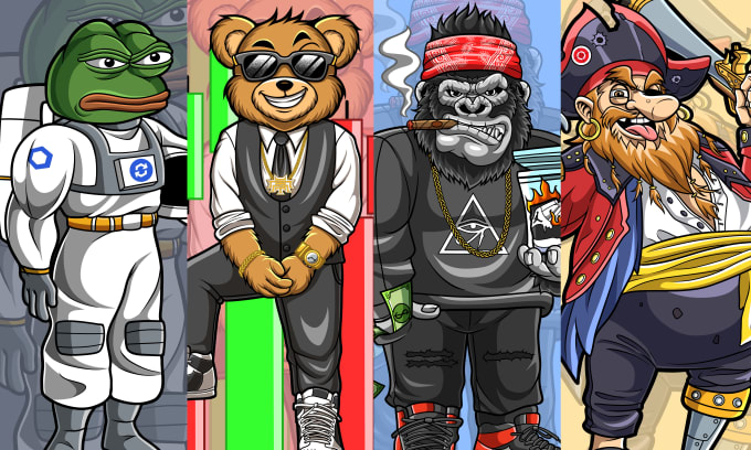 Create Custom Nft Art Collection In My Cartoon Style | Legiit