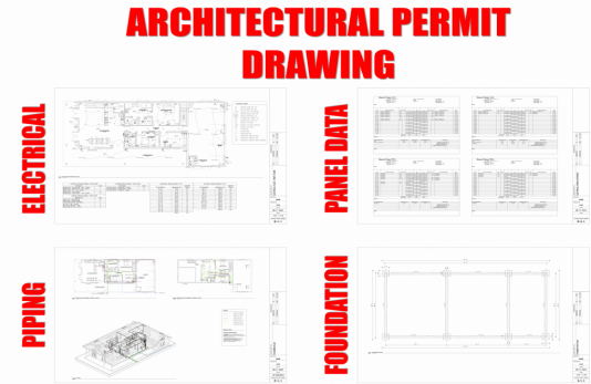 Create Architectural Bim Blueprint Permit Drawings | Legiit