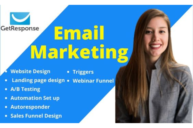 Getresponse For Page And Landing Page Design | Legiit