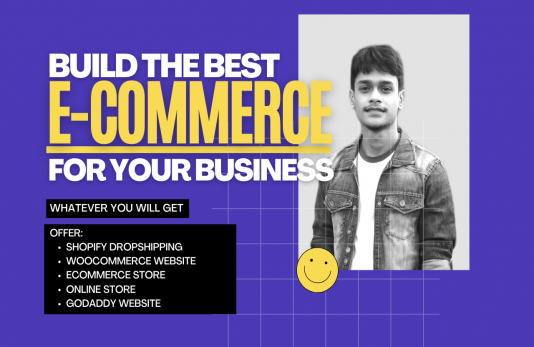 Build Modern E-commerce Website For Your Business | Legiit