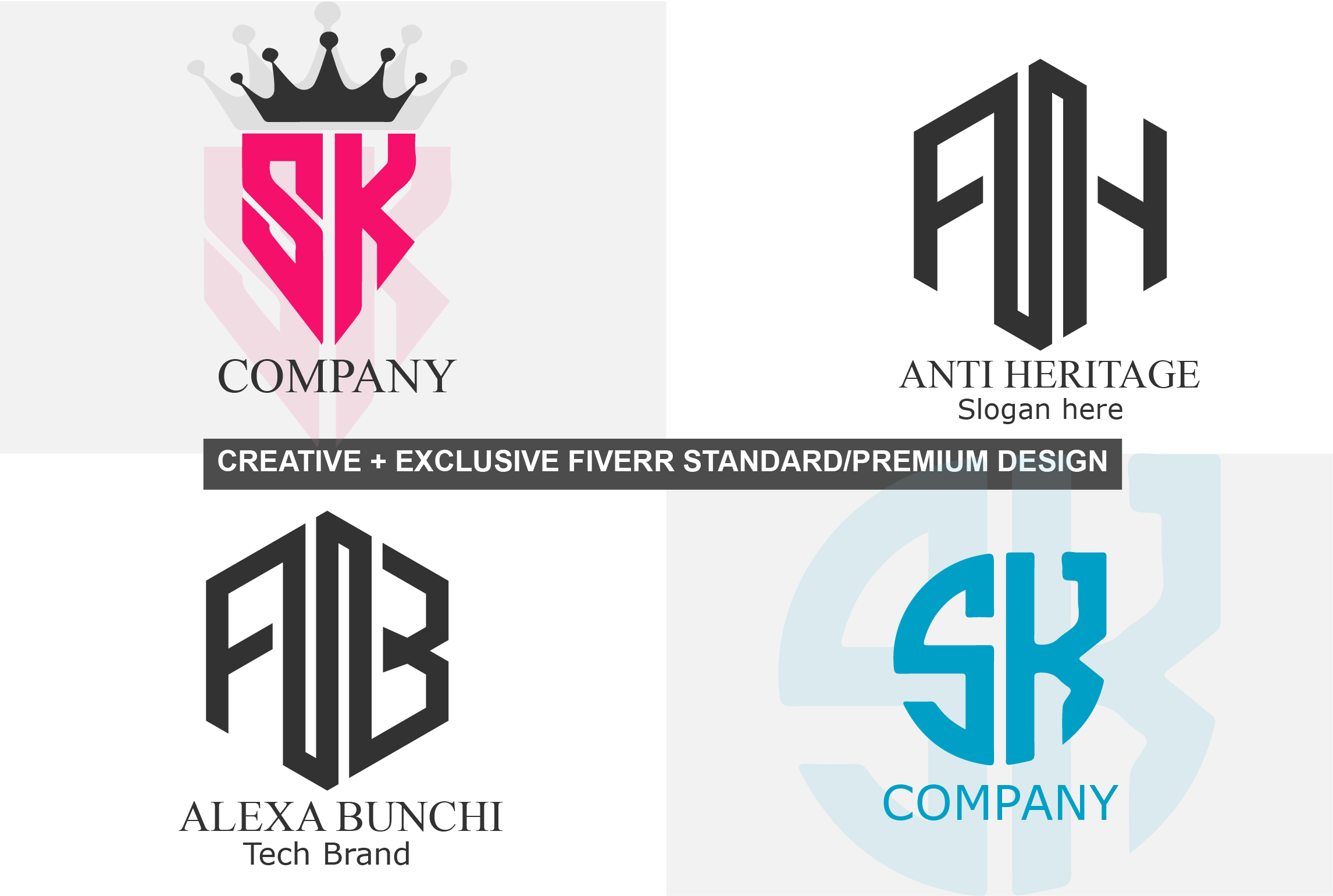 Design Creative, Modern, Minimalist Brand Logo | Legiit