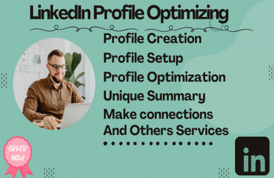 LinkedIn Profile Optimization And Profile Setup | Legiit
